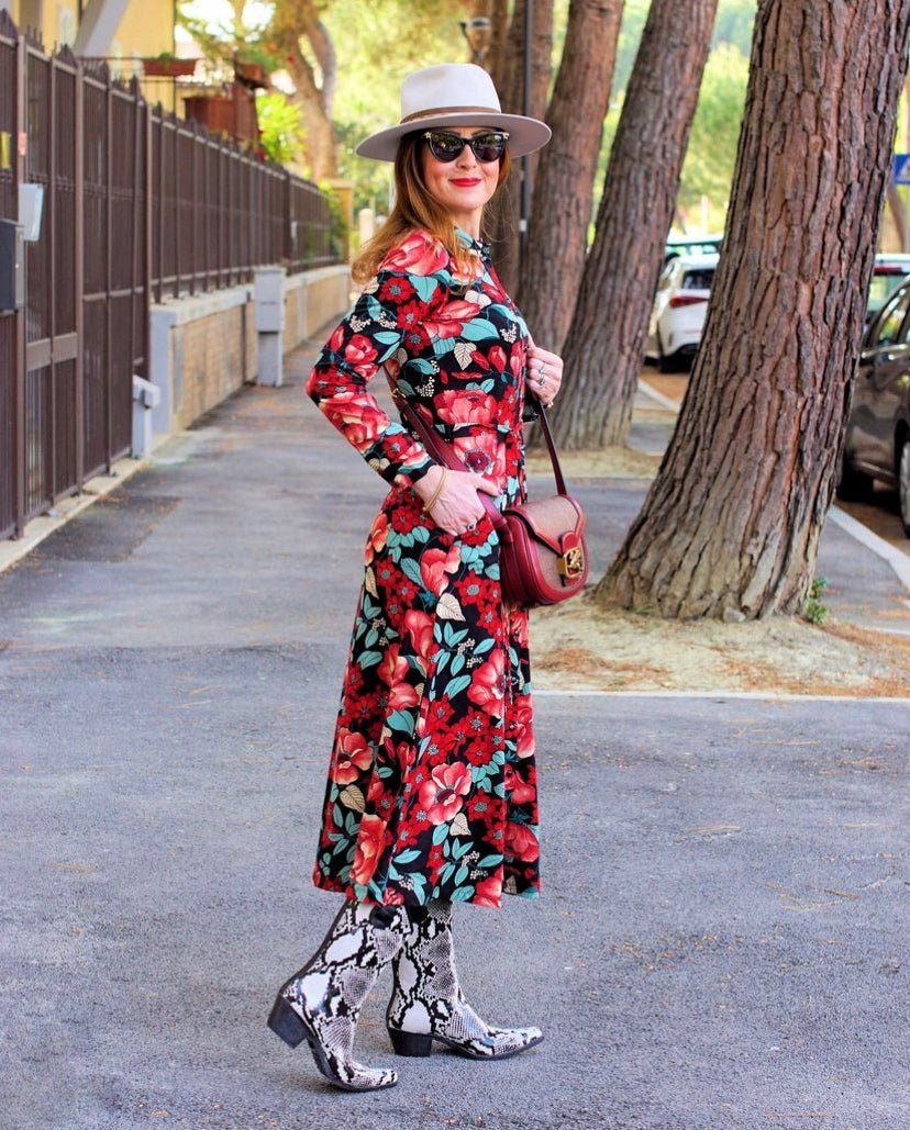 Italian Fashionista Styling With Talolo Boots