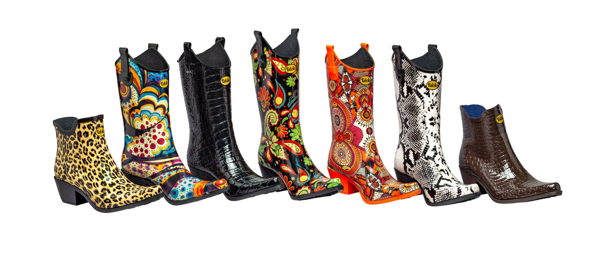 Talolo Boots Collection - Cowboy Boot Inspired Women's Wellies